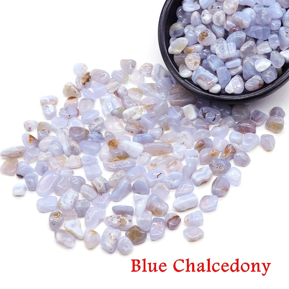 Натуральные камни лазурит 100g, Blue Chalcedony