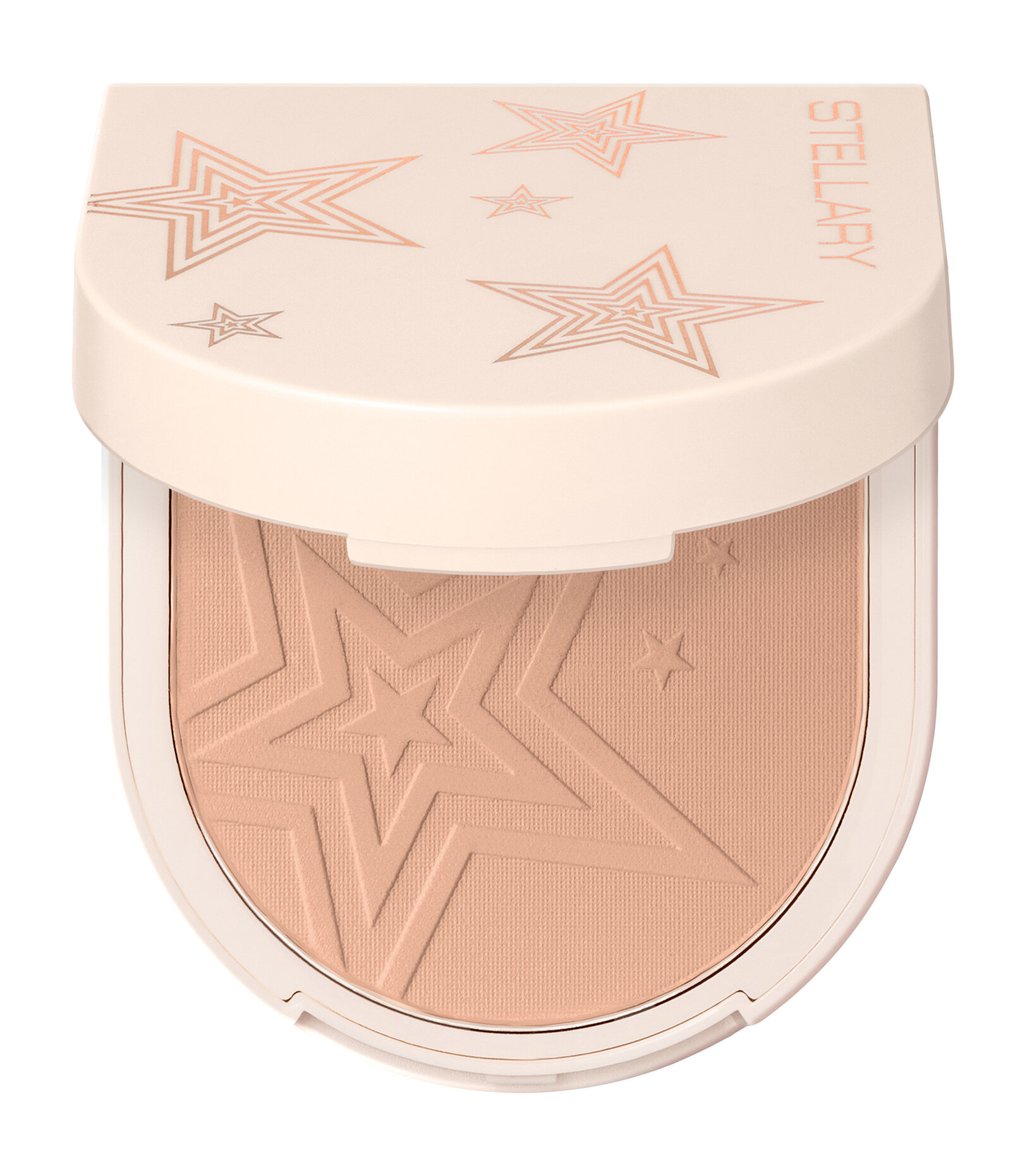 STELLARY Пудра компактная сатиновая, 7 г, оттенок 04 Песочно-бежевый