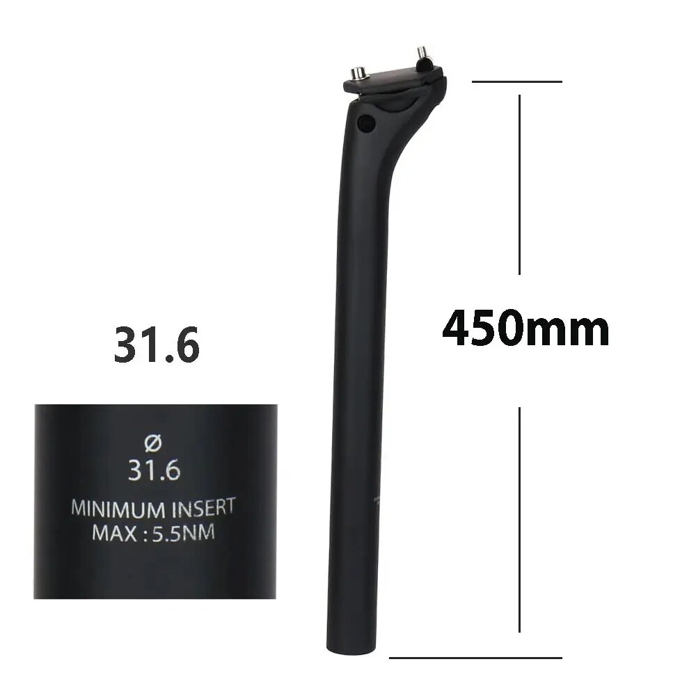 Подседельный штырь ELITAONE карбоновый 31.6x450mm