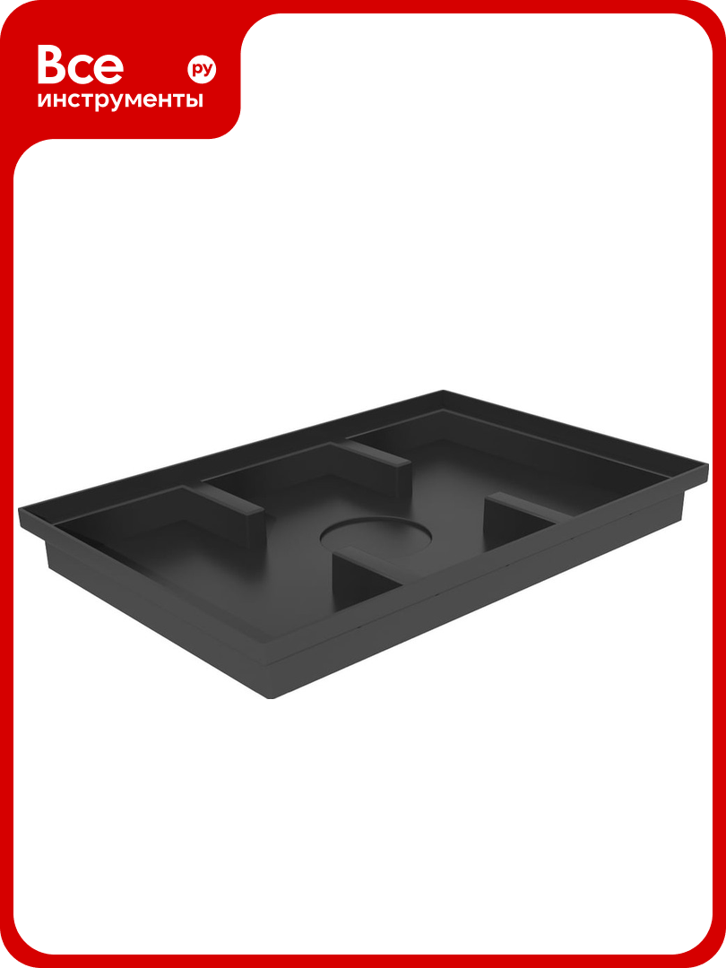 Пластиковый поддон под придверную решетку Gidrolica 590x390 мм 315 для очистки обуви