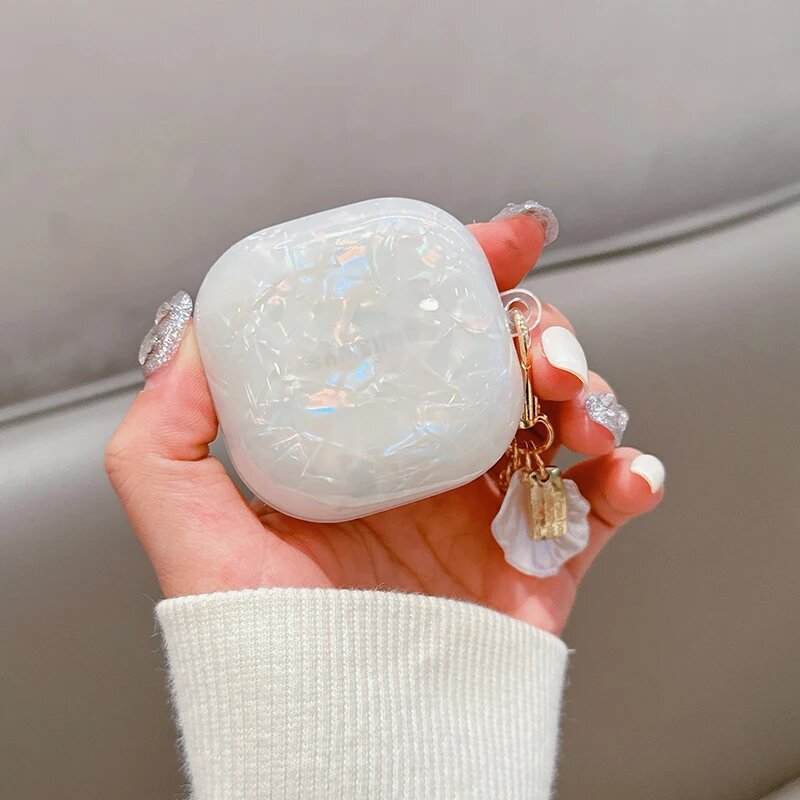 Чехол для Samsung Galaxy Buds Live с леопардовым принтом For Buds Live, WHEAT