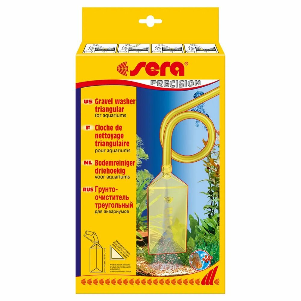 Сифон (грунтоочиститель) Sera GRAVEL WASHER треугольный