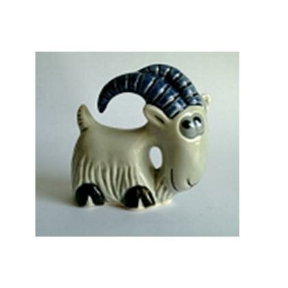 Скульптура (Зооник) Козлик(с) фарфоровая