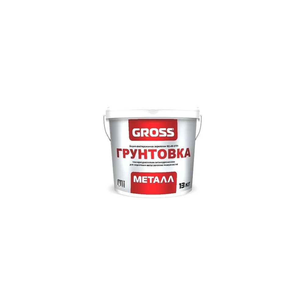 GROSS Грунтовка по металлу Металл 13 кг 4620002840082