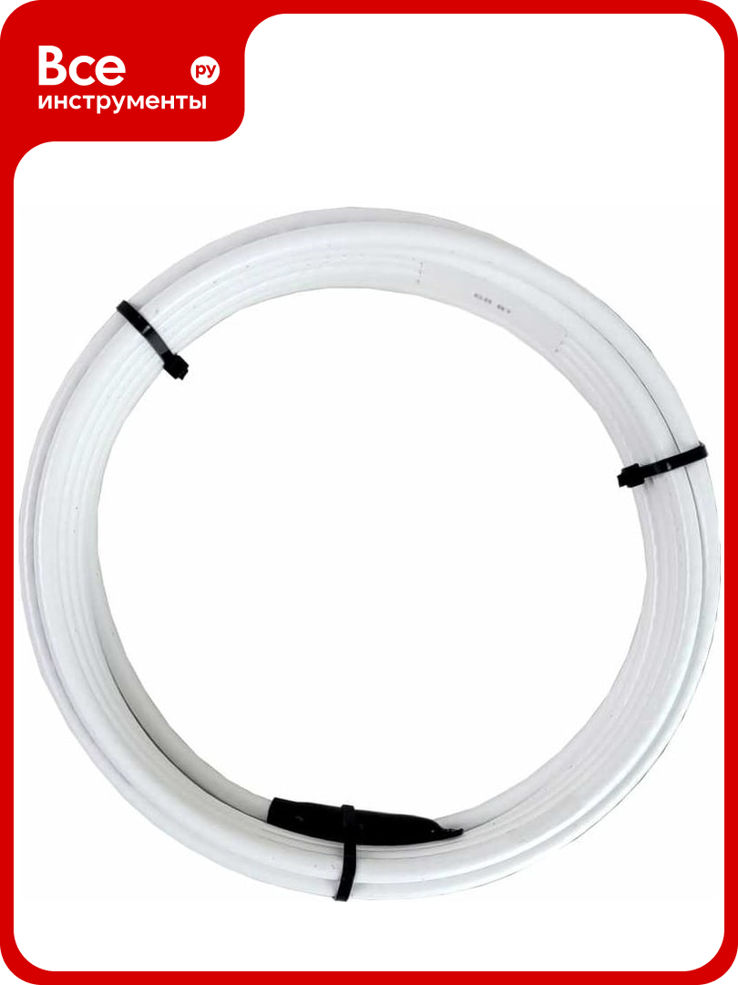 Греющий кабель для установки в трубу Истэк без сальникового узла - 3м ГКвТ 3м (белый)