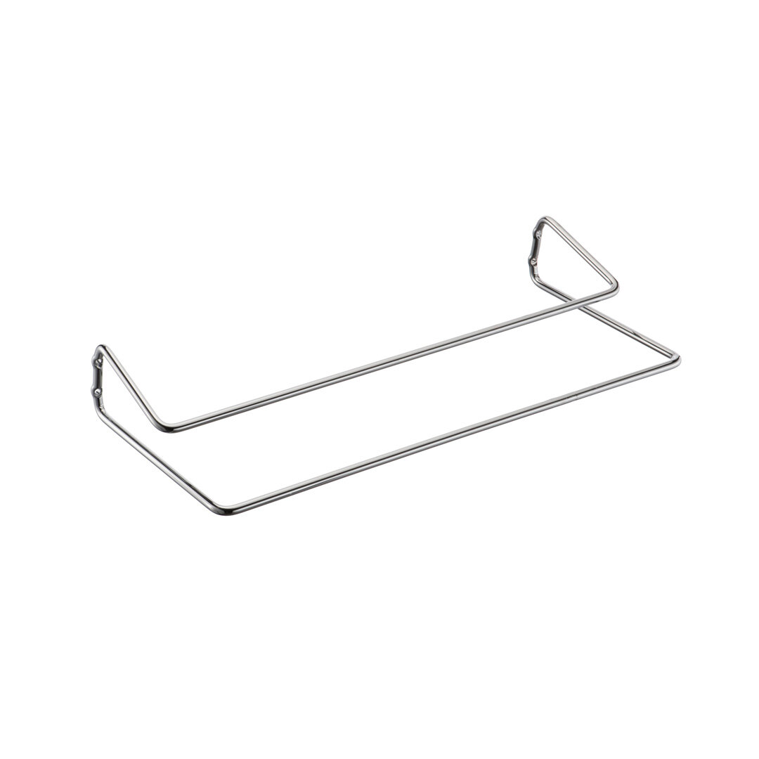 Держатель для обуви Lemax, встраиваемый, металл, хром, без крышки, многоугольный, 48 см x 21,5 см x 8 см