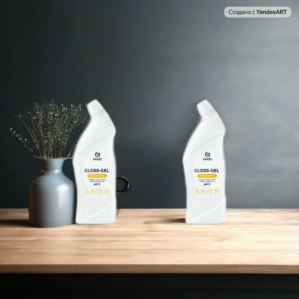 Чистящее средство для ванной комнаты Grass Gloss-Gel Professional, 750 мл, 2 шт