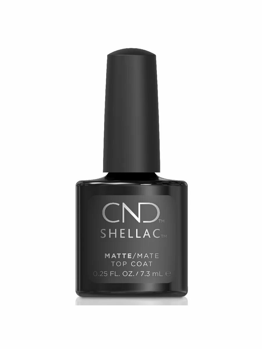Верхнее покрытие CND Shellac Matte Top Coat , 7.3мл