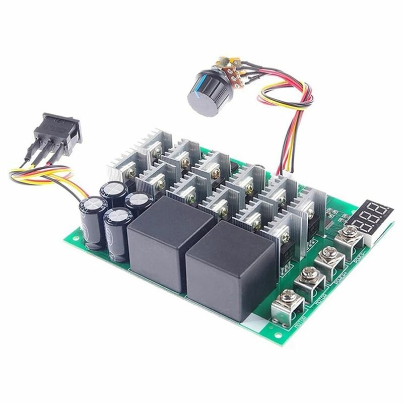 Цифровой дисплей PWM модуль контроллера скорости MyPads для DC10-55V 60A двигателя постоянного тока