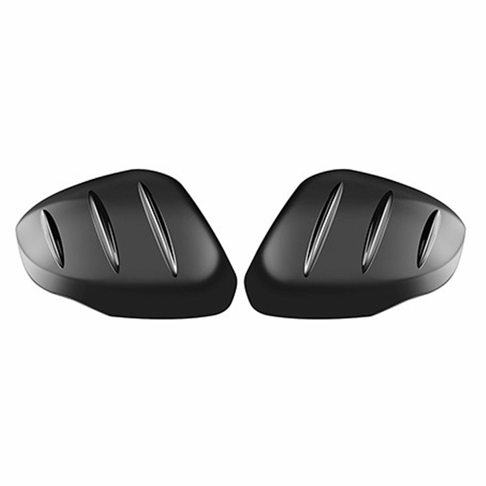 Черная крышка зеркала заднего вида автомобиля MyPads
