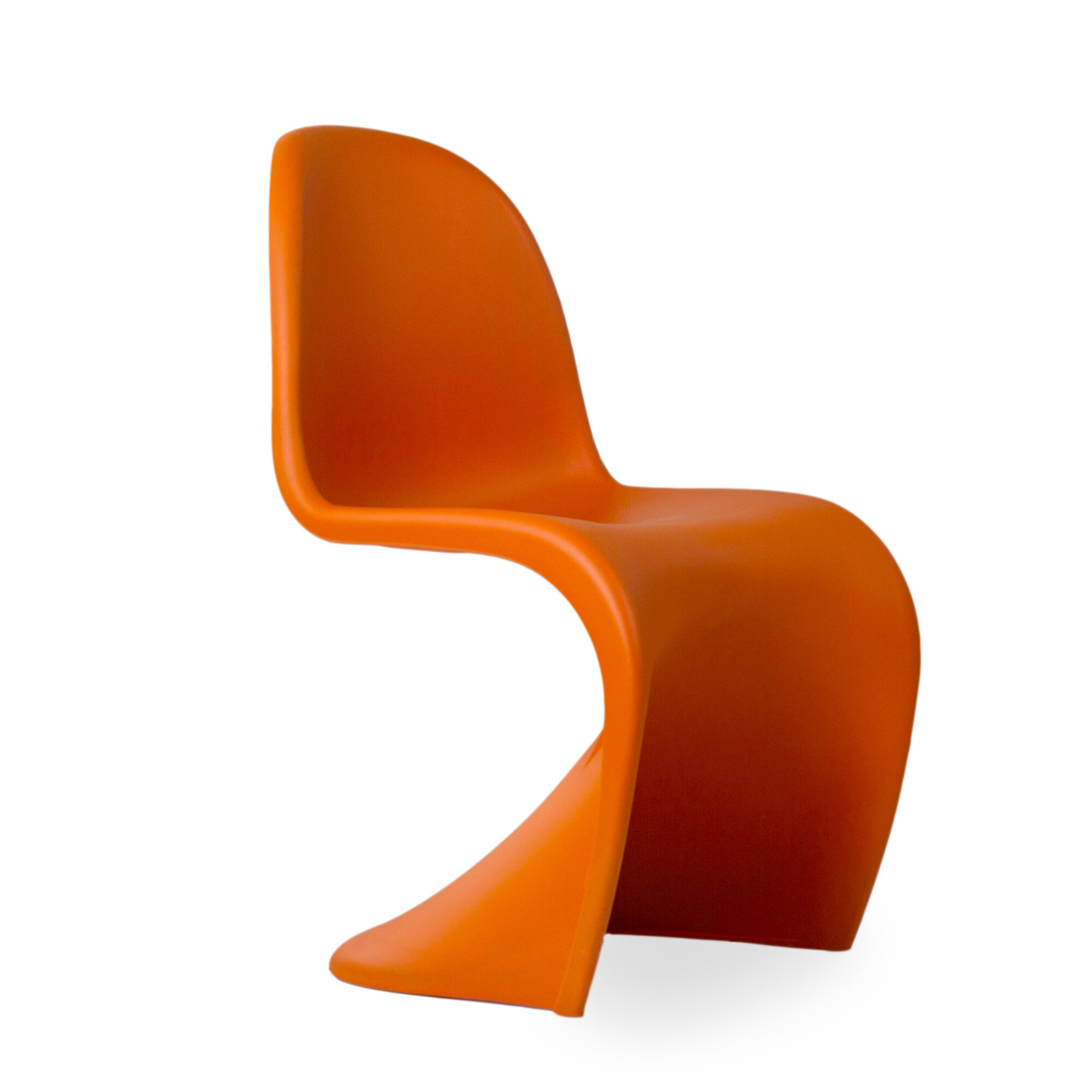 Стул Barneo N-16 Panton оранжевый матовый, цельнолитой, стопируемый