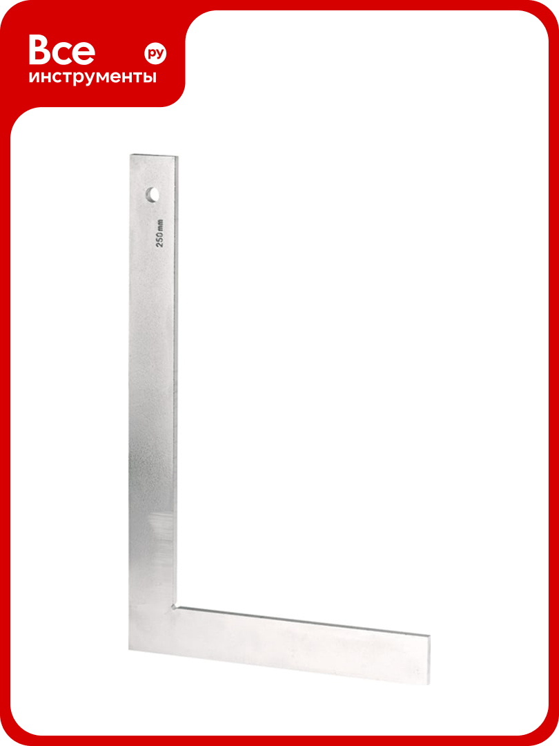 Слесарный угольник BTI сталь оцинкованная, 1000x500 31 250 1000, проверки прямых углов