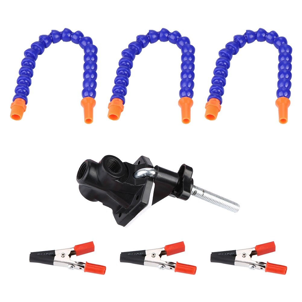 Гибкая паяльная станция с 3 плечами для радиоуправляемых FPV-дронов и гоночных дронов (без увеличительного стекла и вентилятора).