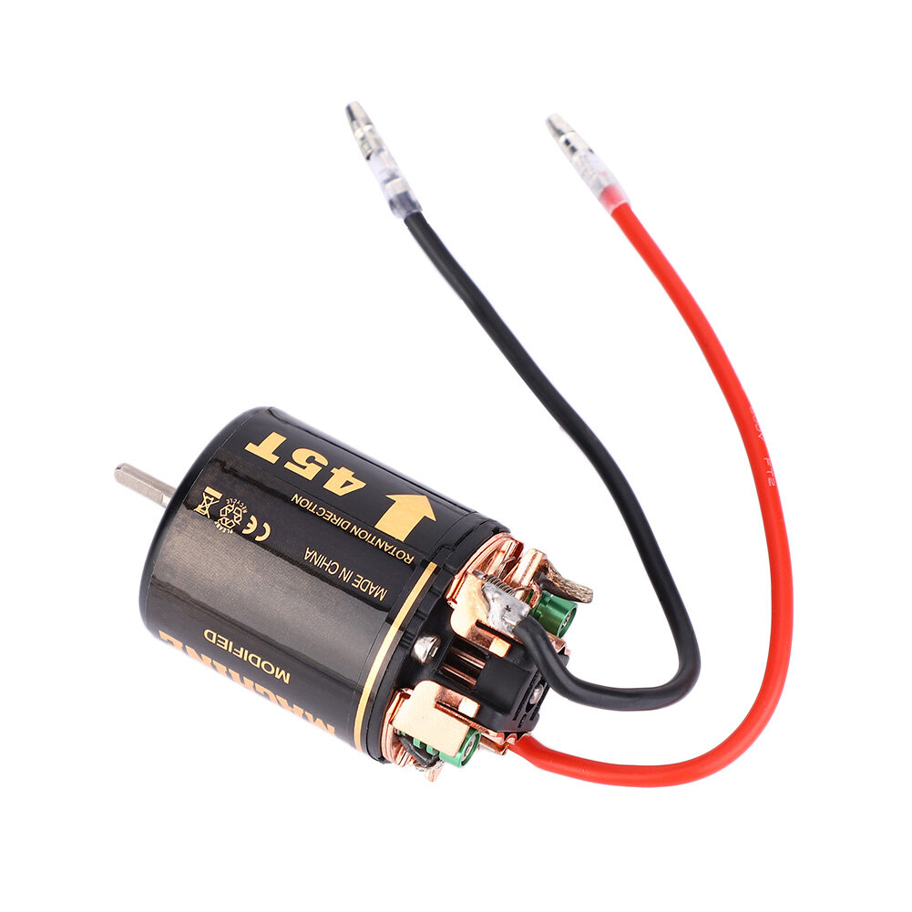 Универсальный бесколлекторный двигатель 45T для радиоуправляемых моделей автомобилей, предназначенный для больших грузовиков/автомобилей для бездорожья.