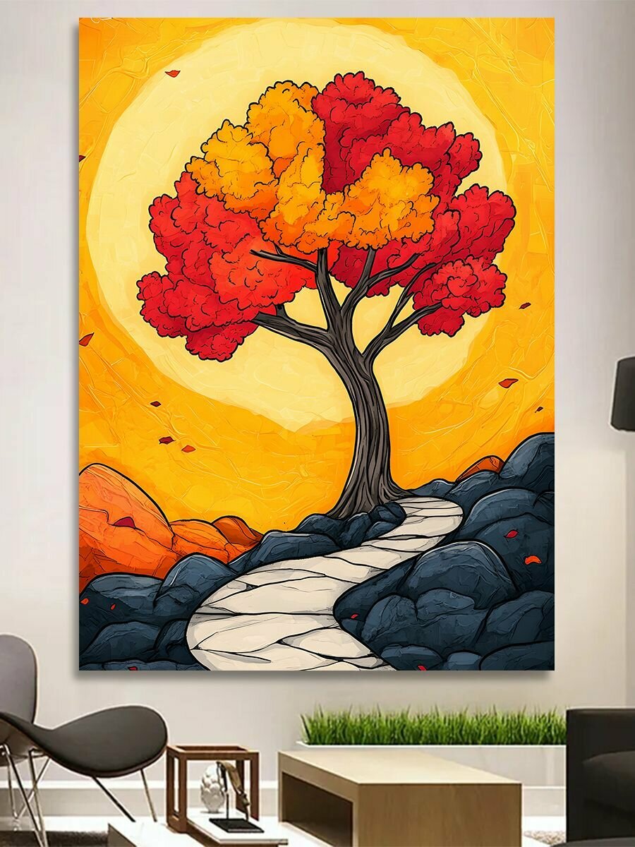 Пейзаж / природа, интерьерная картина / на холсте, 30х40 см.