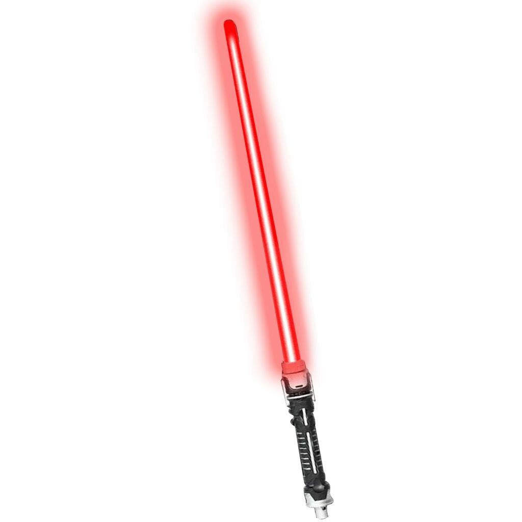 Светящаяся игрушка выдвижной игрушечный лазерный меч красного цвета
