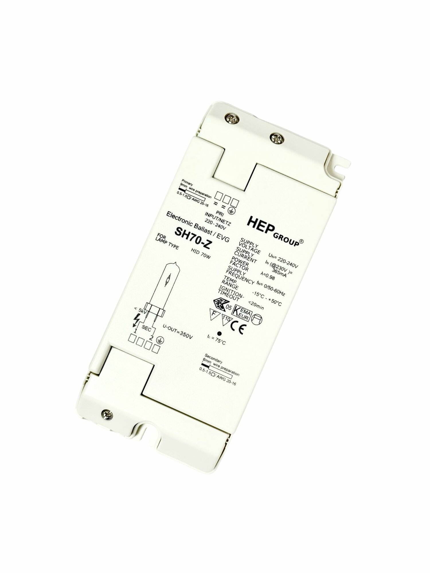 ЭПРА HEP GROUP Electronic Ballast SH70-Z