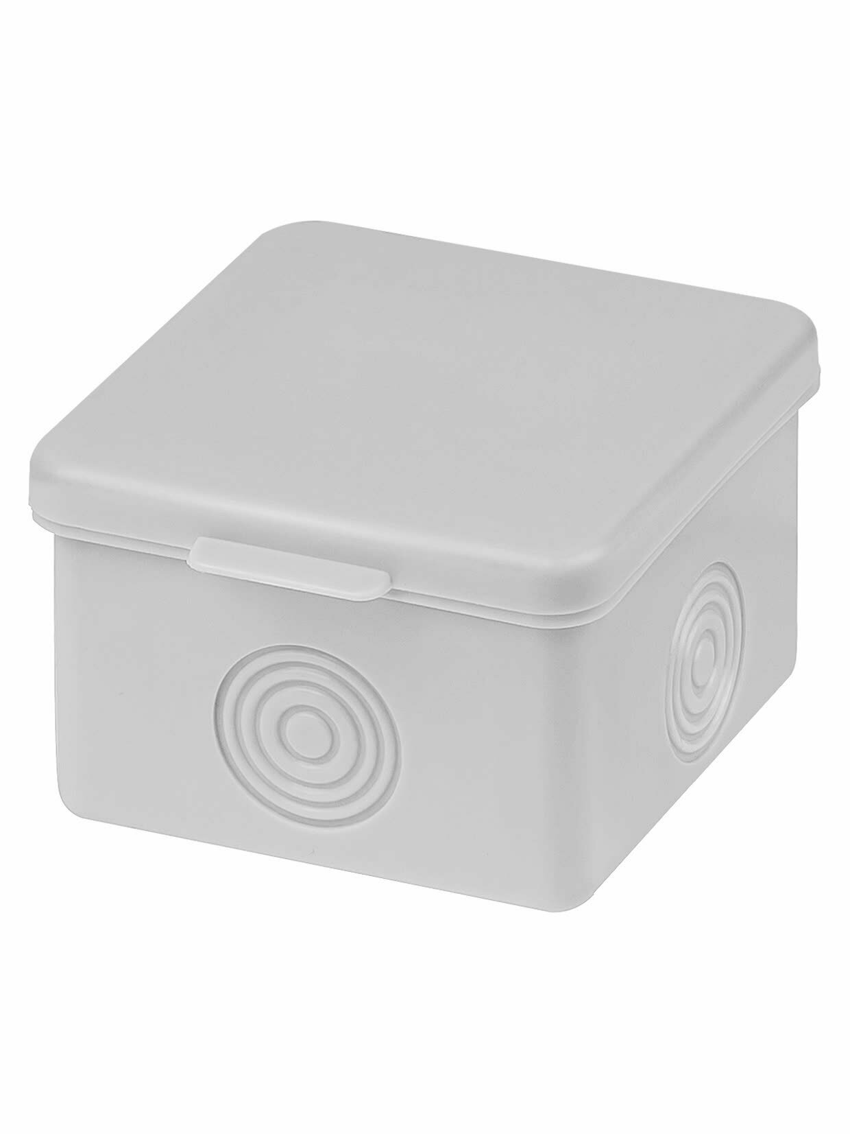 Набор Коробка распаячная TDM ОП 65 х 65 х 50 мм, крышка, IP54, 4вх, без гермовводов {SQ1401-0811} (2 шт)