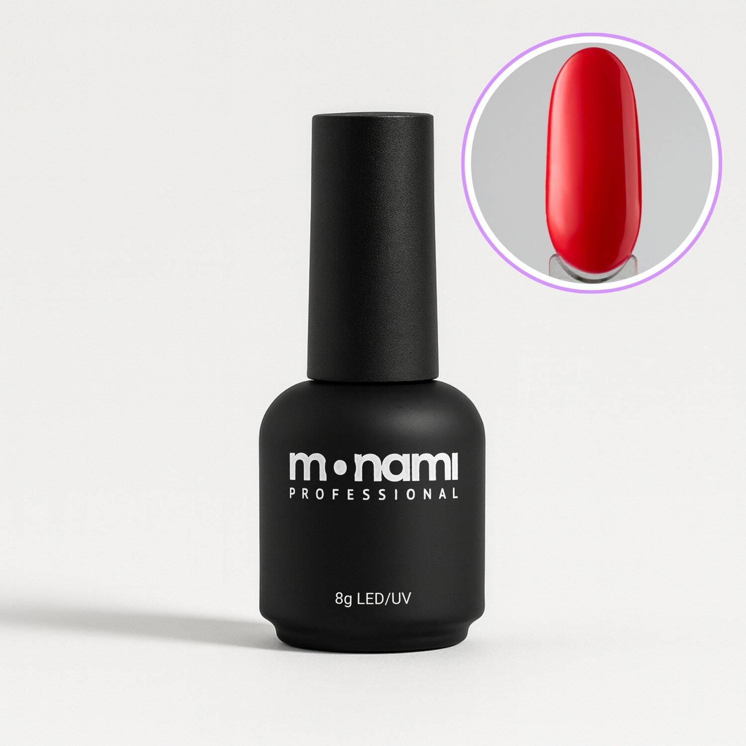 Гель-лак Monami R.E.D. Lava 8 г тот самый красный «с огоньком»