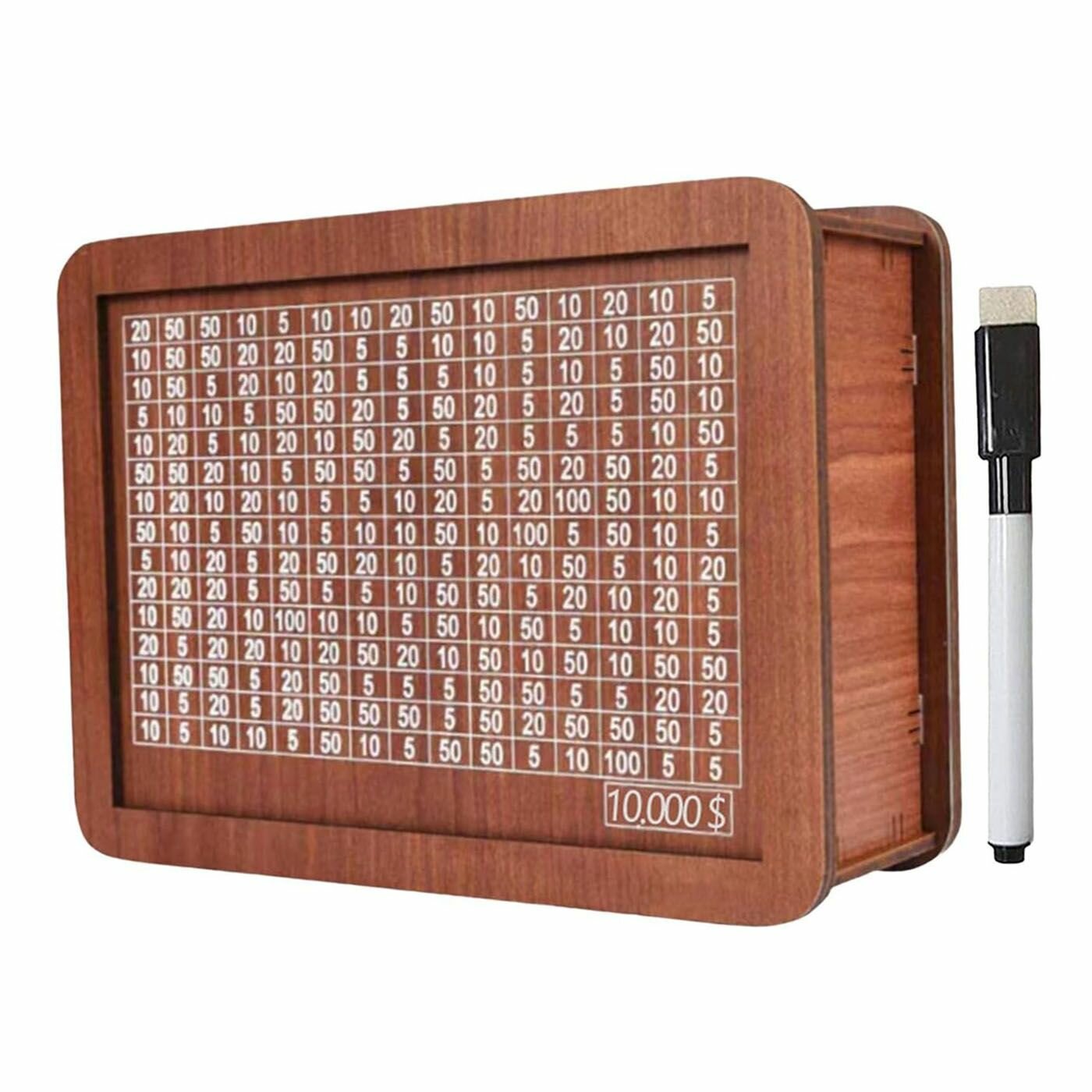 Деревянная копилка с мишенью и номерами счётчиком портативный контейнер для