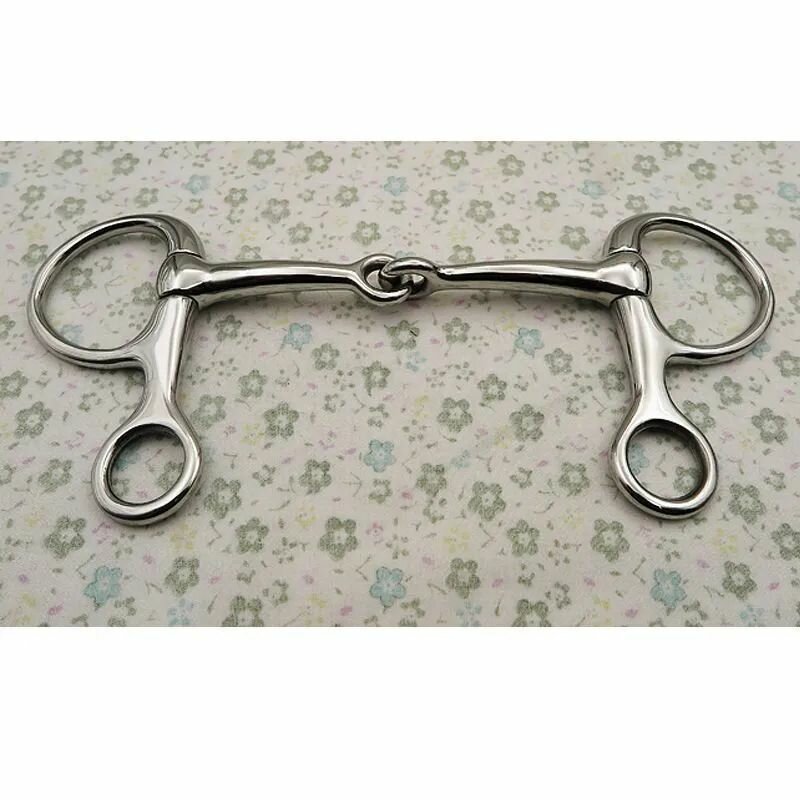 Трензель "Боше" для лошади, нержавеющая сталь, серебристый цвет