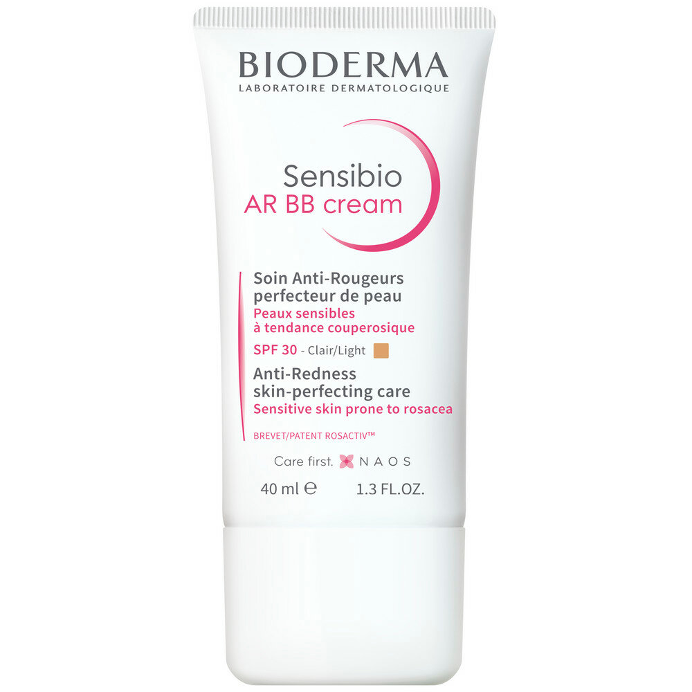 Bioderma Sensibio AR BB крем с тоном и солнцезащитным эффектом для кожи с покраснениями и розацеа 40 мл