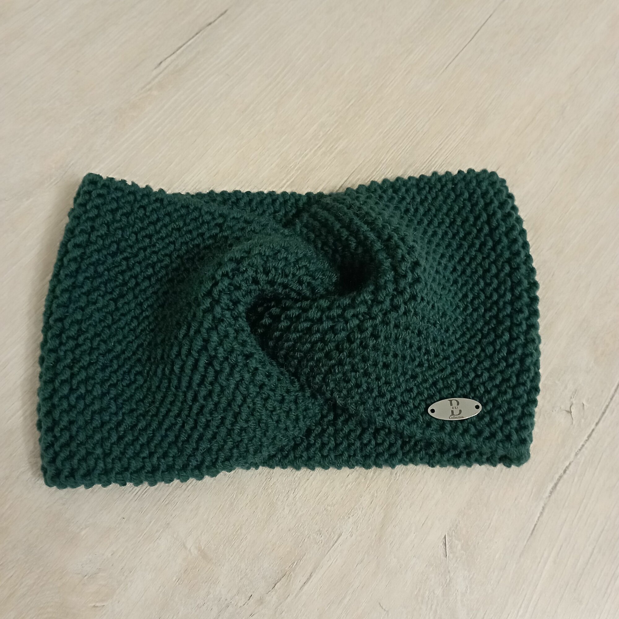 Повязка на голову женская вязаная