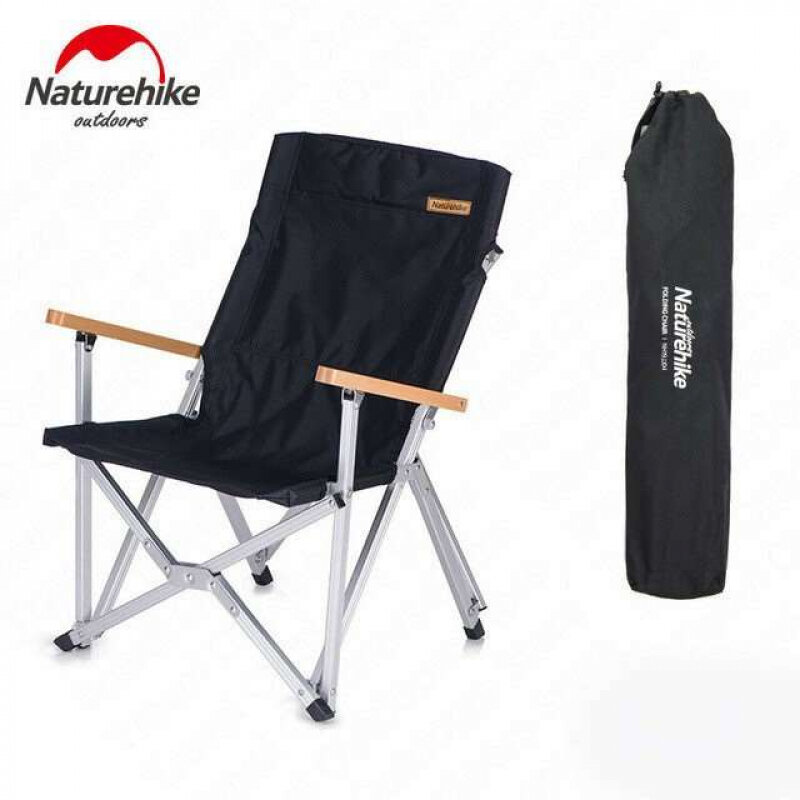 Стул Naturehike NH19JJ004 складной черный, 6927595739297