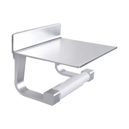 77JF из нержавеющей стали один рулон держатель ткани стенный держатель рулона туалетной бумаги с подносом кухня ванная комната аксессуары держатели бумаги