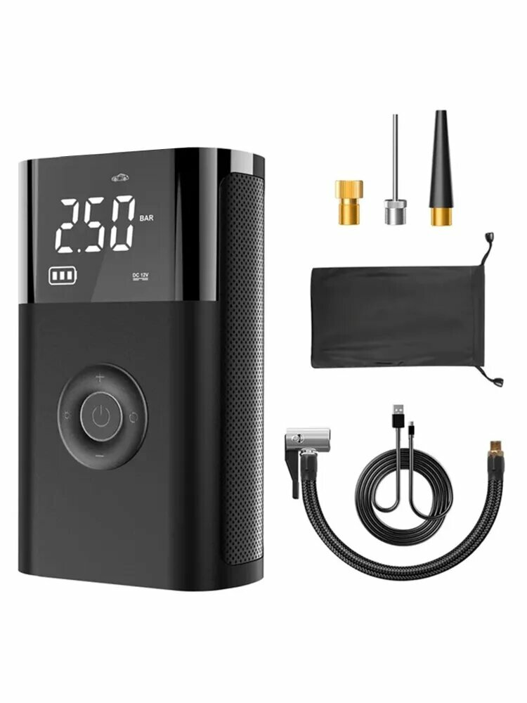 Насос для велосипеда, для автомобиля, мотоцикла, самоката, мяча, CARSUN AIR PUMP2