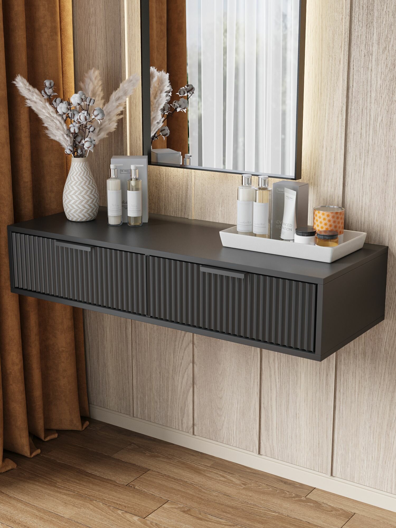 Туалетный столик , консоль подвесная