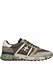Lander cross-detail suede sneakers