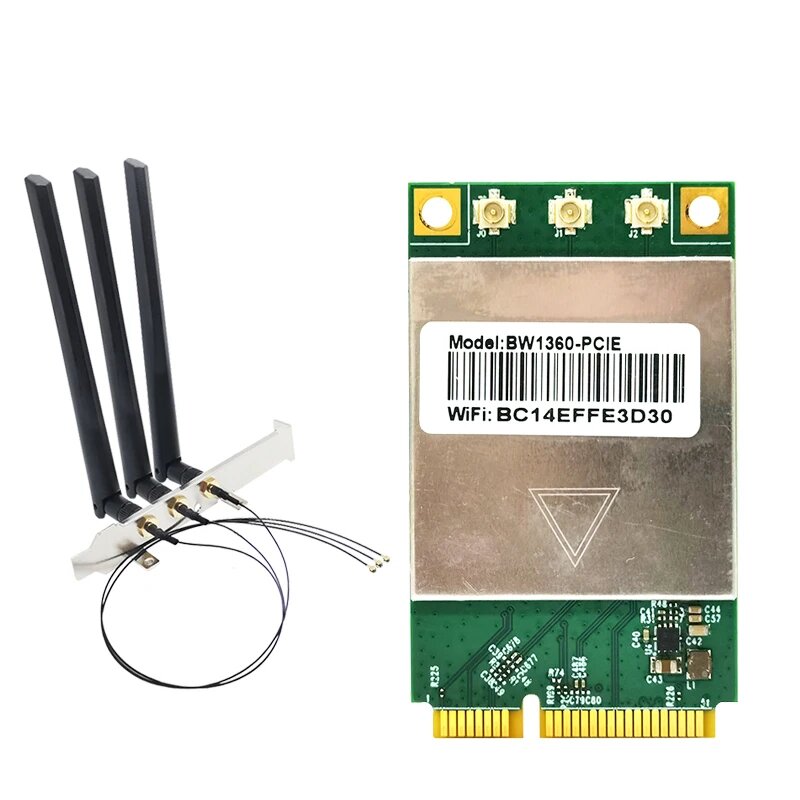 WTXUP BCM94360 WB1360-PCIE двухдиапазонная сетевая карта Wi-Fi 94360 antenna kit