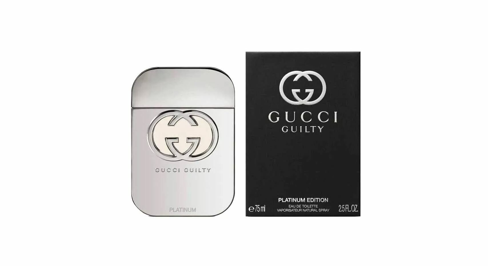 Туалетная вода Gucci Guilty Platinum woman 75 мл, восточные цветочные