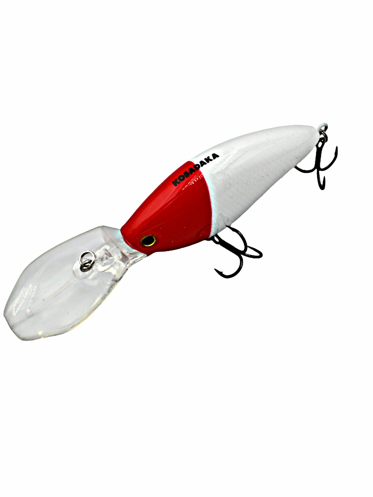 KOSADAKA 3D CRANK 65F 65 мм 17.2 г Воблер Крэнк плавающий 1.5-3.5 м, рыба для троллинга и спиннинга, ловля щуки, окуня, судака