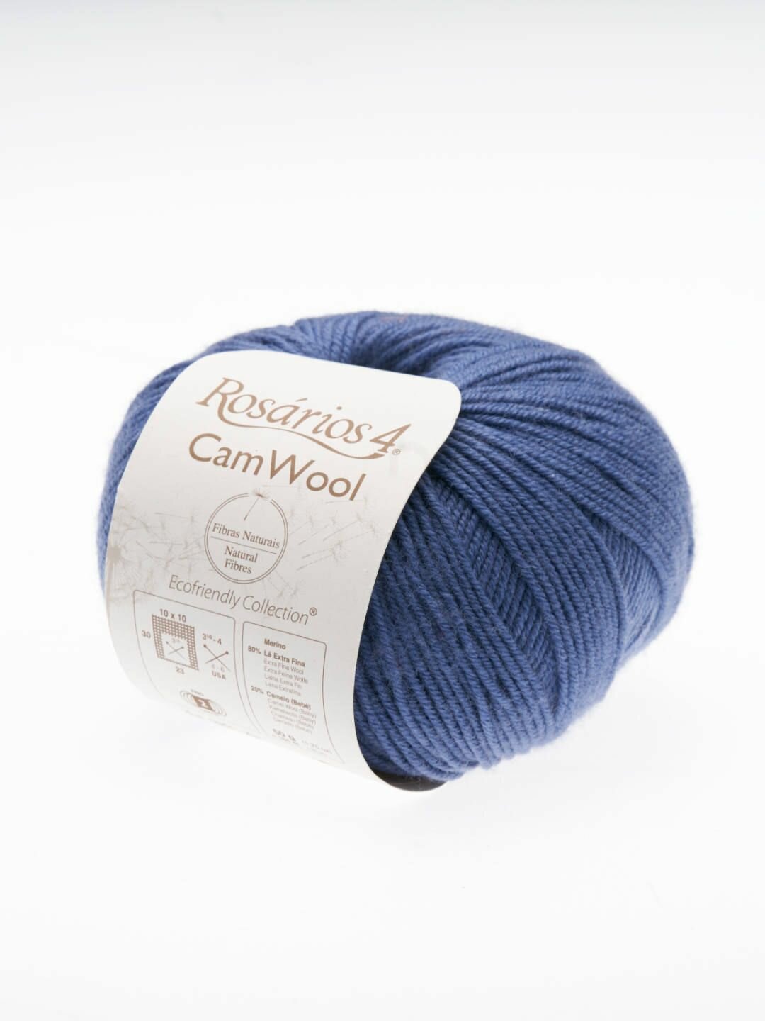 Пряжа для ручного вязания Rosarios4 CamWool (Португалия) 80 % меринос экстрафайн, 20 % пух верблюда ,50 гр. 165 м