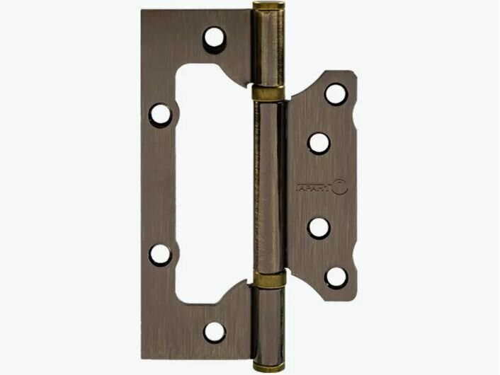 Петля сталь 125х75х2,5 2ВВ универсальная без врезки бронза гарант