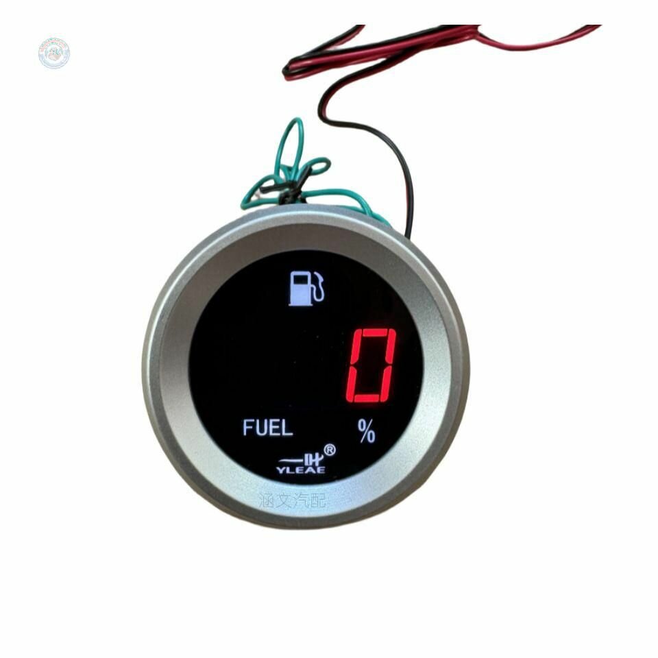 Цифровой датчик уровня топлива с сигнализацией для автомобиля и мотоцикла, точный измеритель с мигающим предупреждением