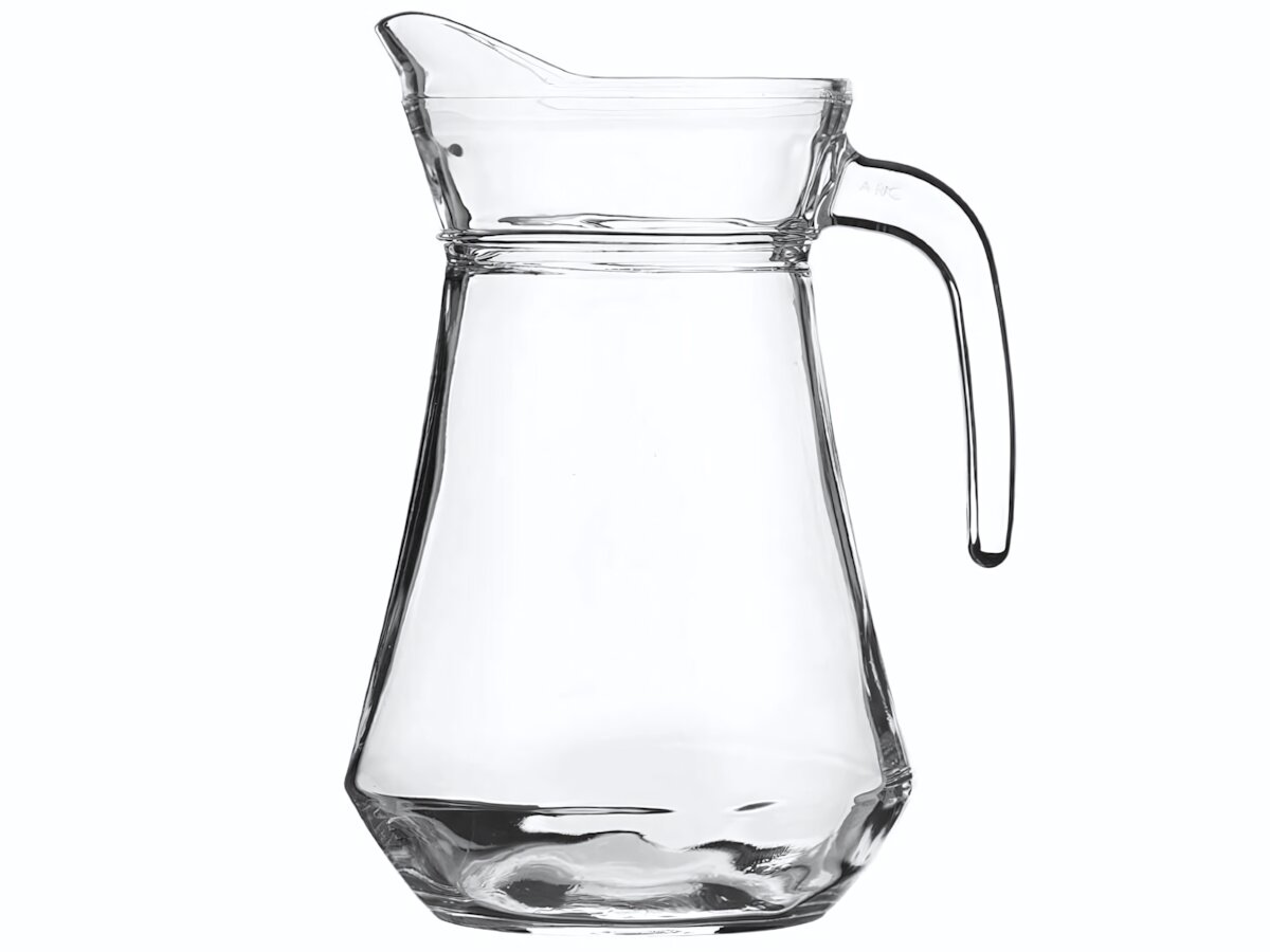 Графин «ARC» 1л из ударопрочного стекла, для дома и HoReCa, можно мыть в посудомоечной машине