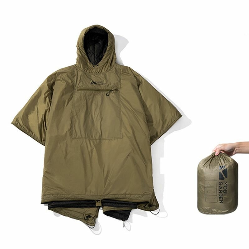 Уличный охотничий костюм три в одном, пончо, накидка, спальный мешок
