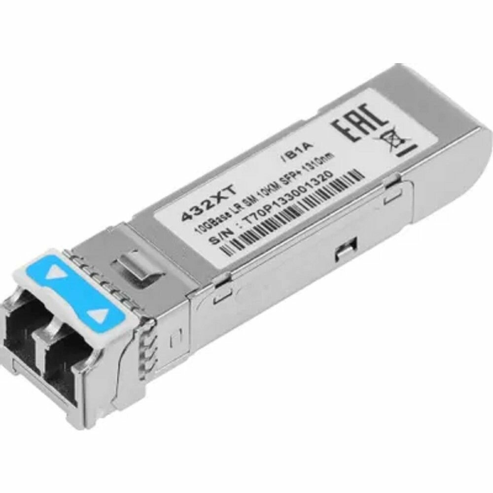 D-Link 432XT-B1A PROJ Трансивер SFP+ с 1 портом 10GBase-LR для одномодового оптического кабеля до 10 км, разъем Duplex LC