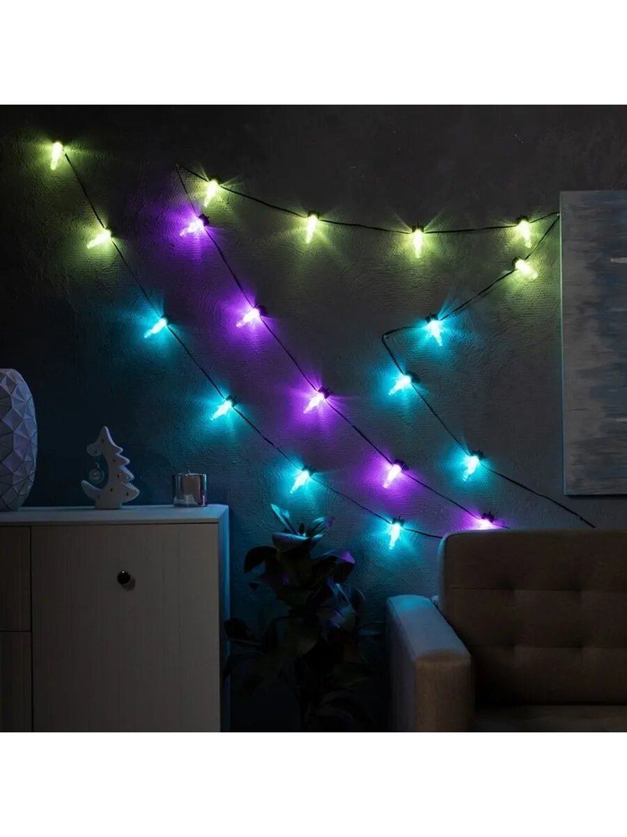 Умная гирлянда с насадками и RGB светом