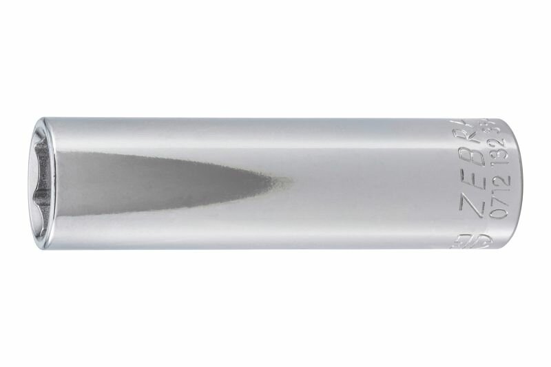 Головка торцевая шестигранная удлиненная 9/32" 1/2" дюймовая ZEBRA Wurth