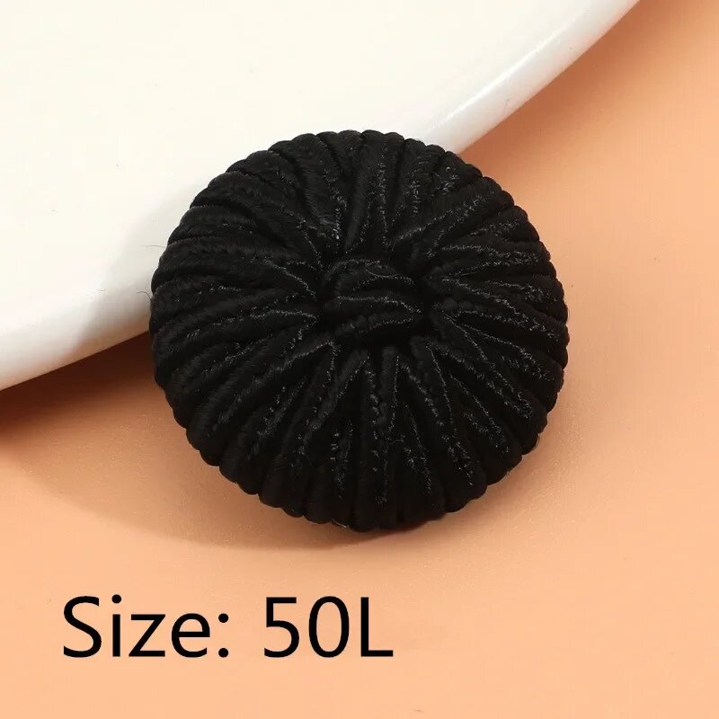 Комплект из 5 золотых китайских кнопок для одежды Черный, 11