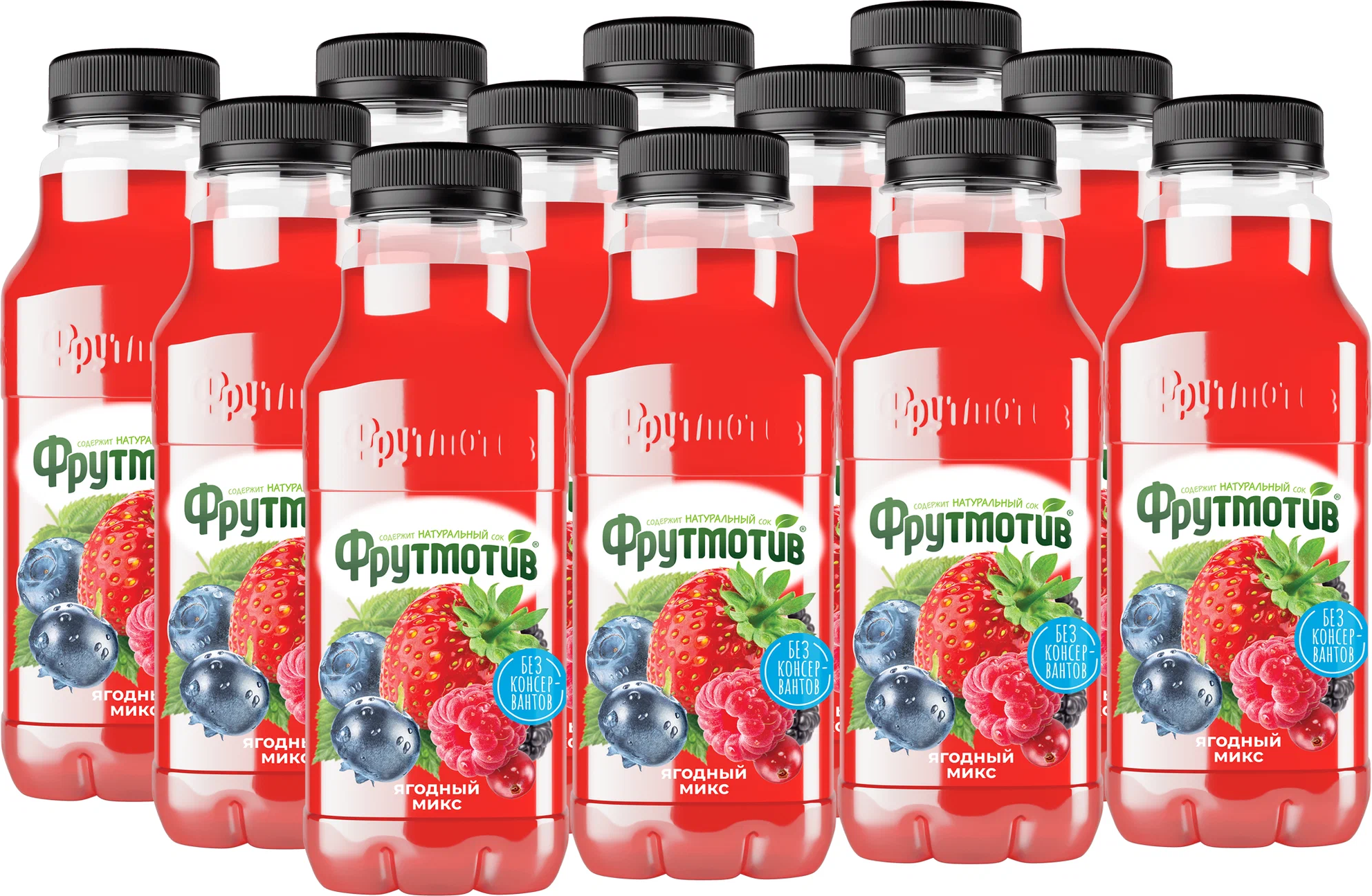 Фрутмотив 0,5л./12шт. Ягодный Микс Фрутмотив Напиток негазированный Россия