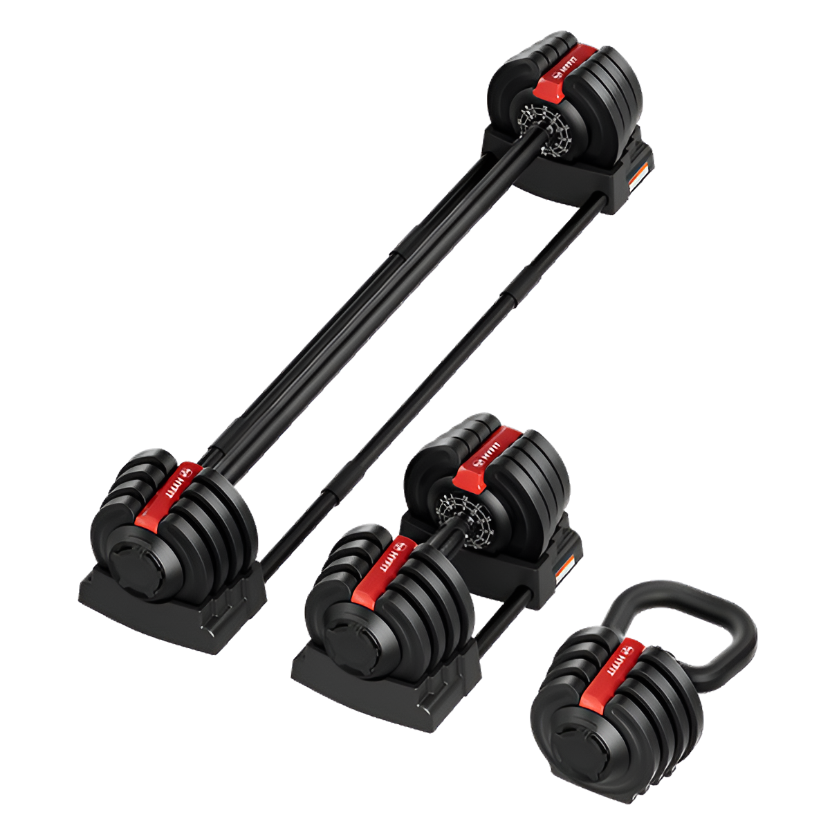 HYFIT Набор регулируемый штанга+гантель+гиря HYFIT 18 кг