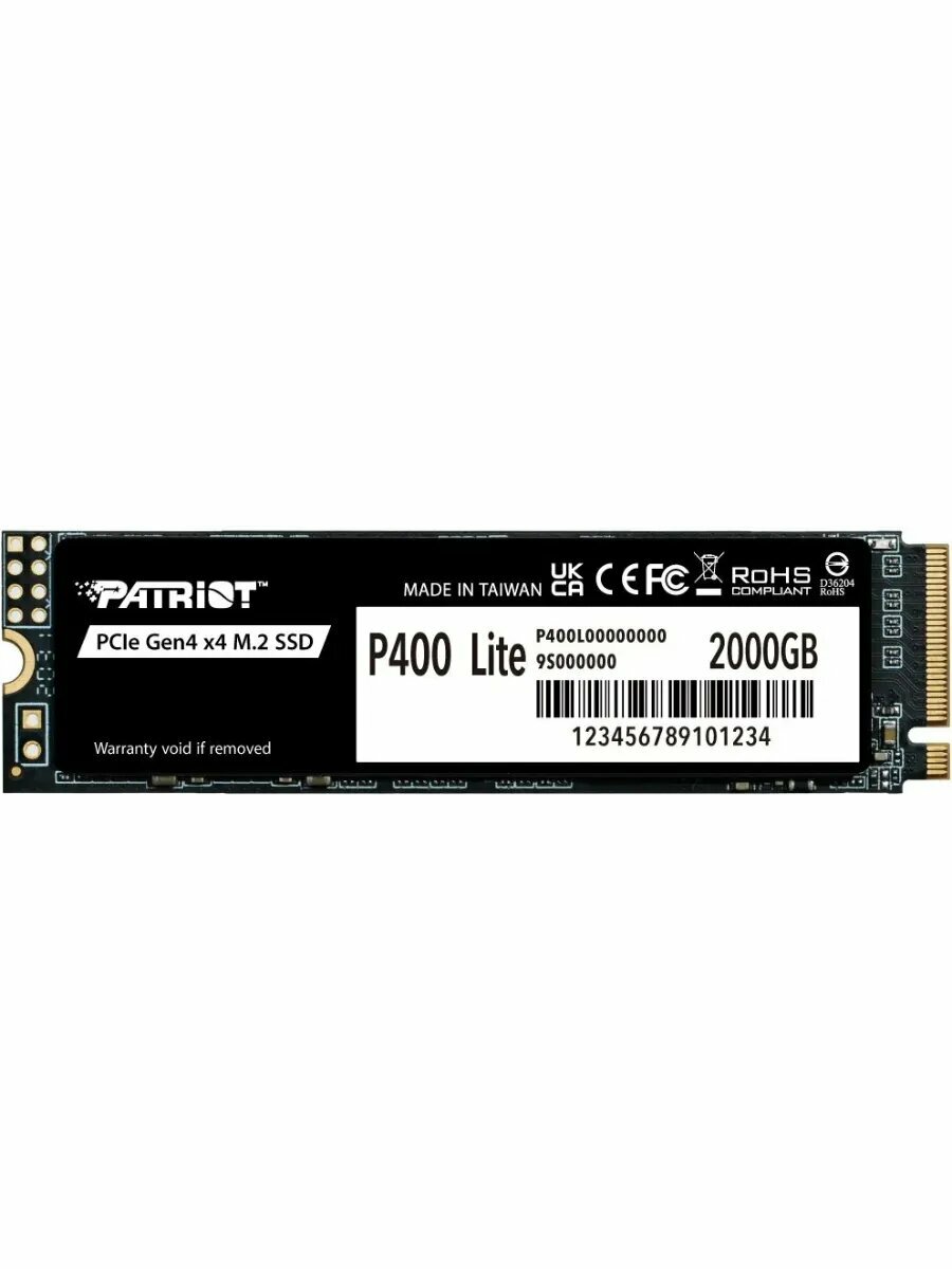 Накопитель SSD PCIe 4.0 x4 2TB P400LP2KGM28H P400 Lite