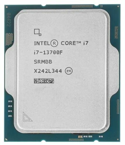 Процессор Intel Core i7 13700F (CM8071504820806S RMBB) OEM - LGA 1700, 16 x 2,1 ГГц, L2 - 24000 КБ, L3 - 30 МБ, DDR5-5600 МГц, TDP 65 Вт
