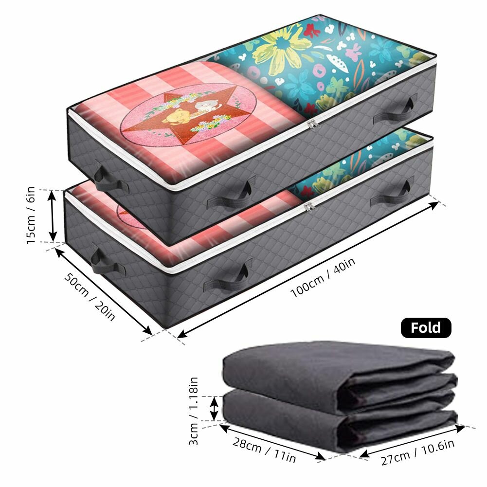 Сумка для хранения под кроватью Под кроватью для хранения одеял и одежды