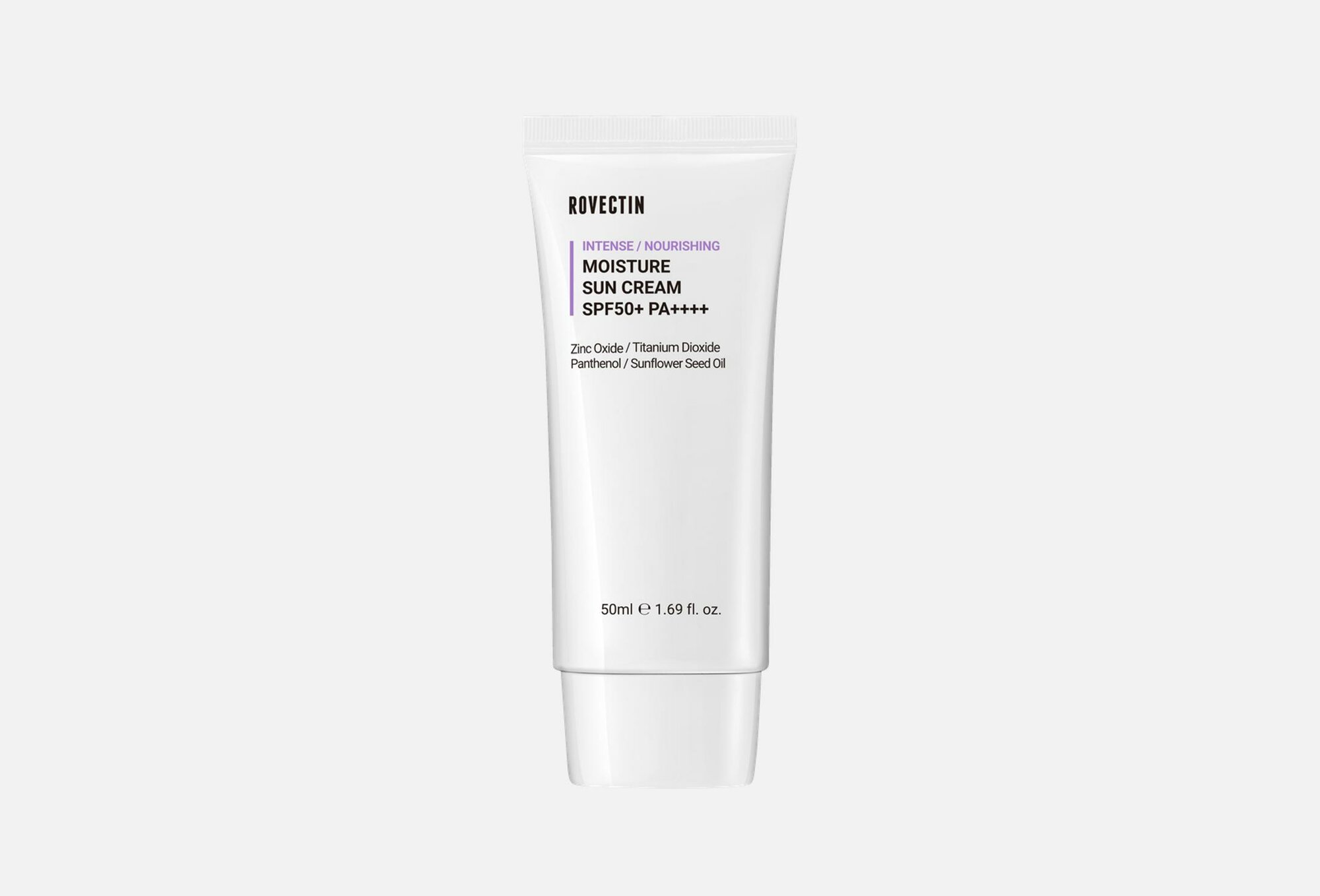 Увлажняющий солнцезащитный крем SPF50+ PA++++ ROVECTIN Intense moisture 50 мл
